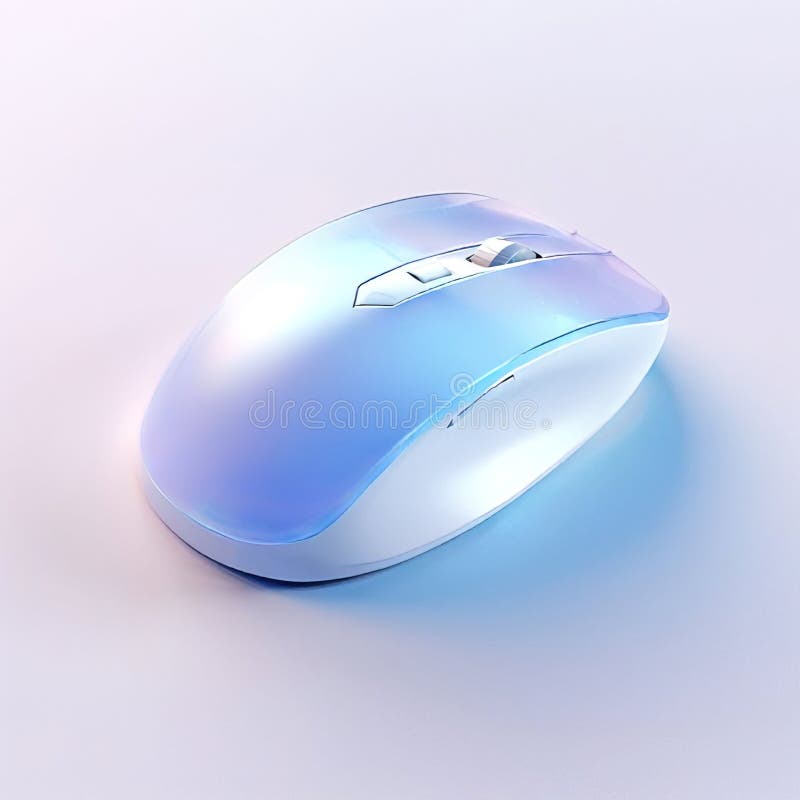 Icon of Mouse, Glossy Glass Style Stock Illustration - Illustration of ...