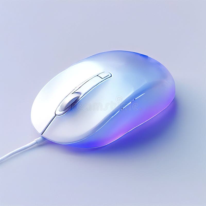 Icon of Mouse, Glossy Glass Style Stock Illustration - Illustration of ...