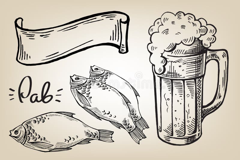 Beer Fish Stock Illustrations – 12,097 Beer Fish Stock Illustrations ...