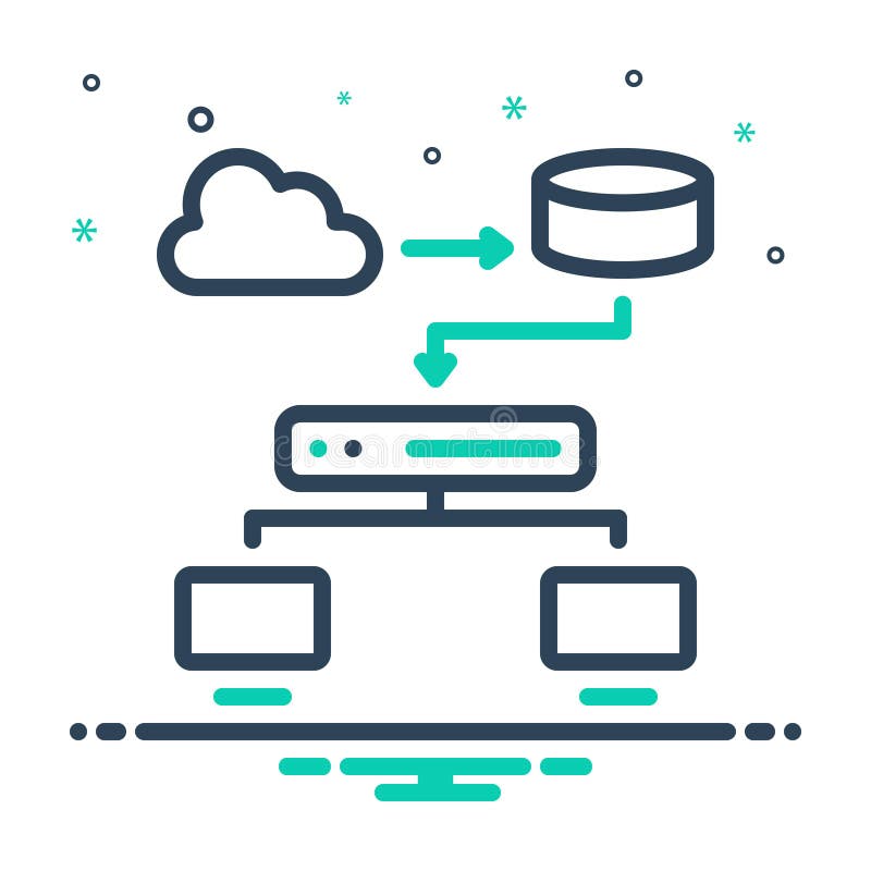 Mix Icon for Nat, Networking and Connected Stock Vector - Illustration ... Mix Icon for Nat, Networking and Connected Stock Vector - Illustration ...