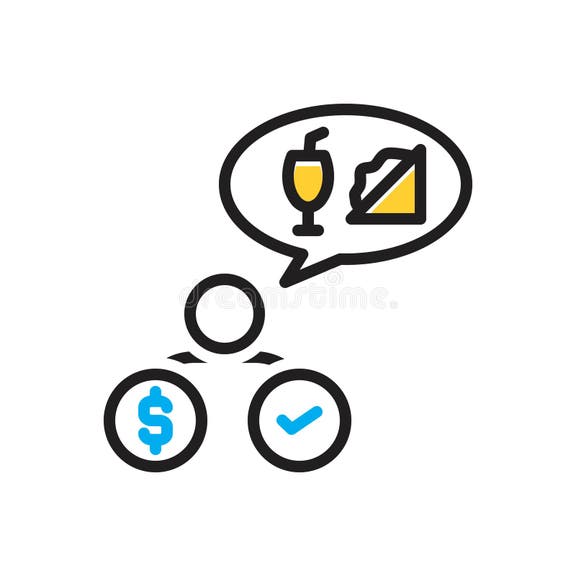 Multi Color Icon for Need, Necessity and Demand Stock Illustration ...