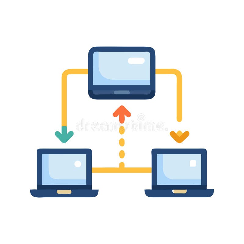 Icon for Network Connection Status Stock Vector - Illustration of ...