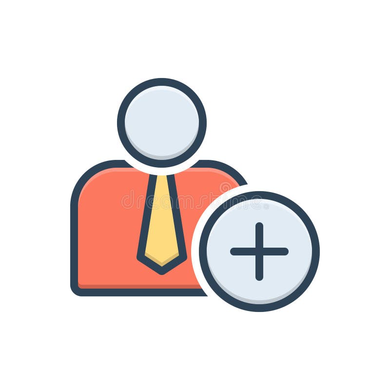 Color Illustration Icon for New, Recent and Nowadays Stock Illustration ...