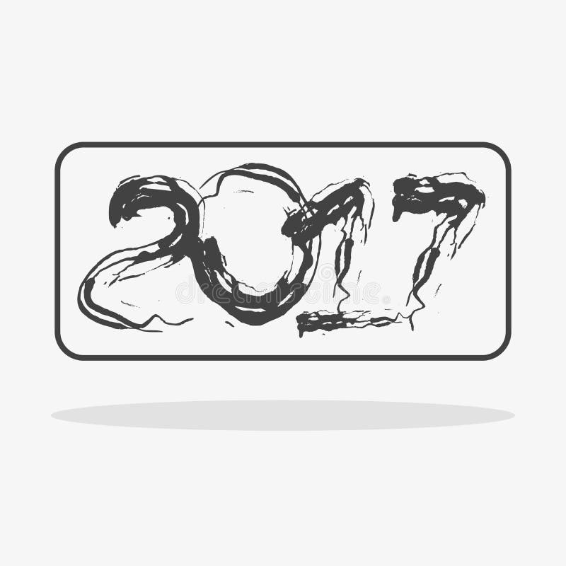 Icon 2017 stock illustration. Illustration of abstract - 81427402