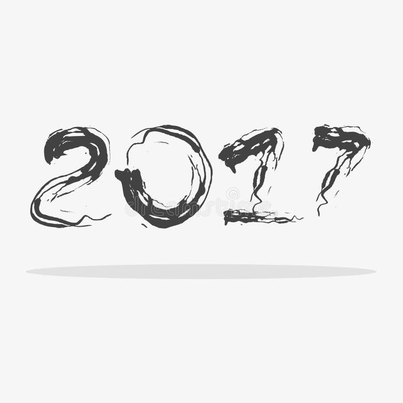 Icon of 2017 stock illustration. Illustration of year - 66705227