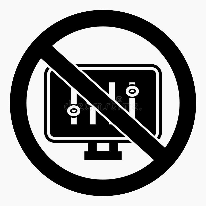 Icon no settings stock illustration. Illustration of maintenance ...