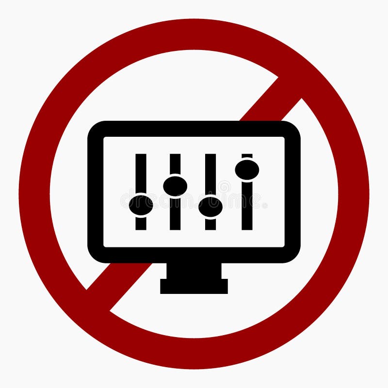 Icon no settings stock illustration. Illustration of wrench - 265066357