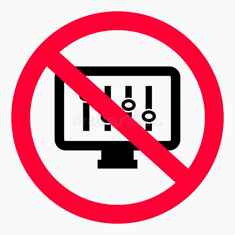 No Installation Icon Stock Illustrations – 135 No Installation Icon ...