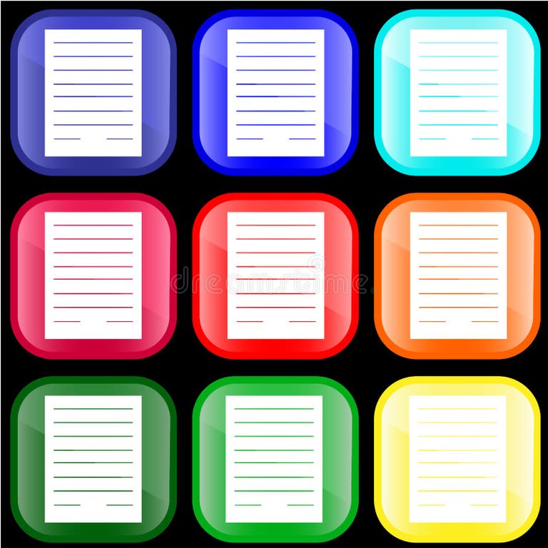 Notes Vector Web Button Icon Stock Illustrations – 2,174 Notes Vector ...