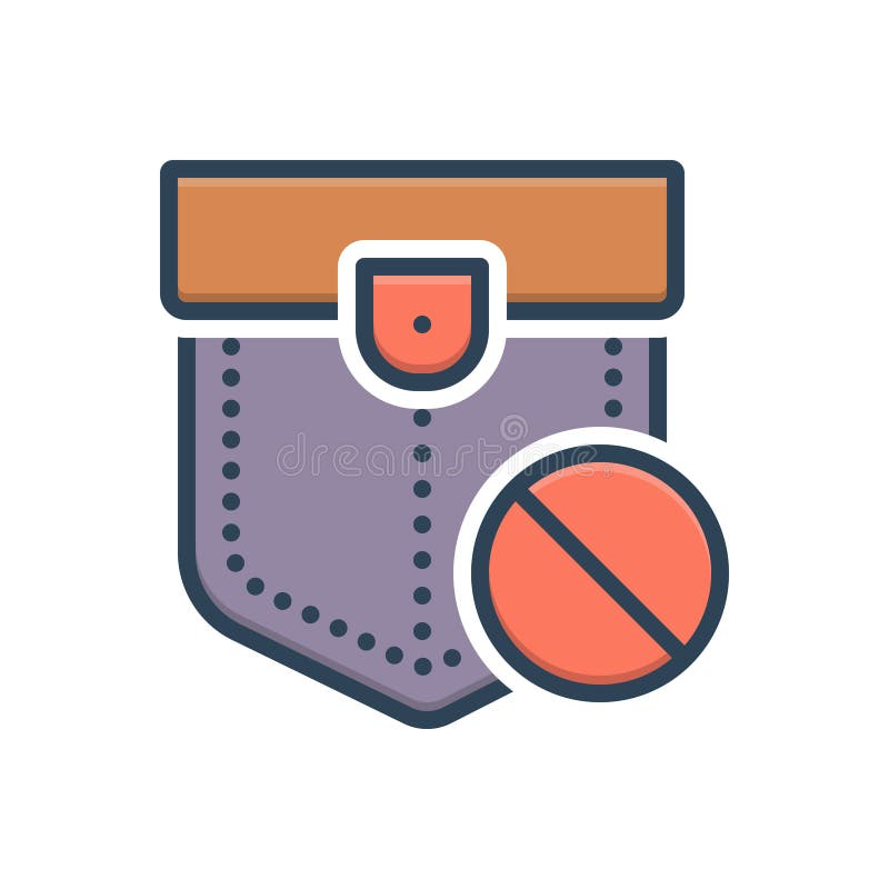 Color Illustration Icon for Nothing, Ban and Prohibited Stock ...