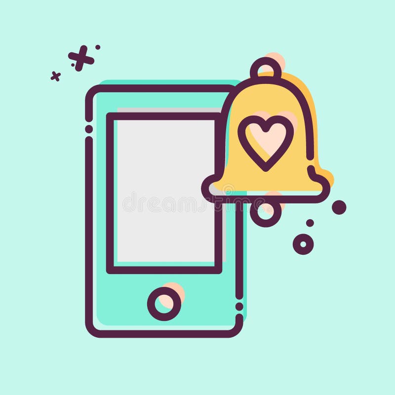 Icon Notification. Related To Ring Symbol. MBE Style. Simple Design ...