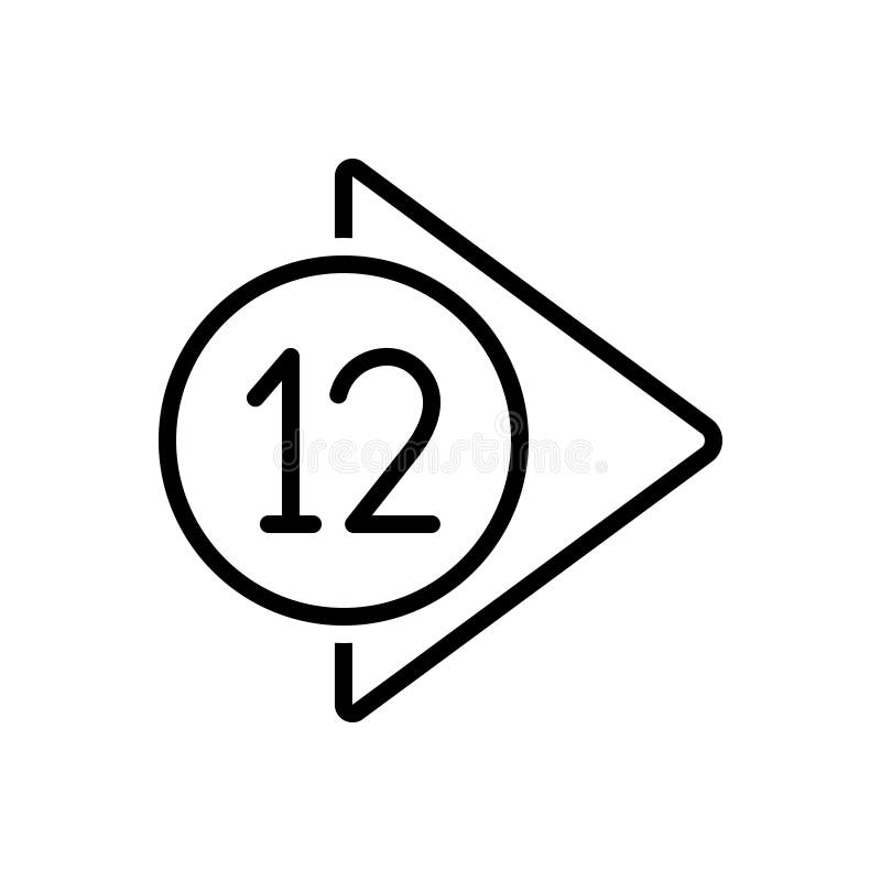 Mix Icon For Number, Enumeration And Calculation Stock Illustration ...