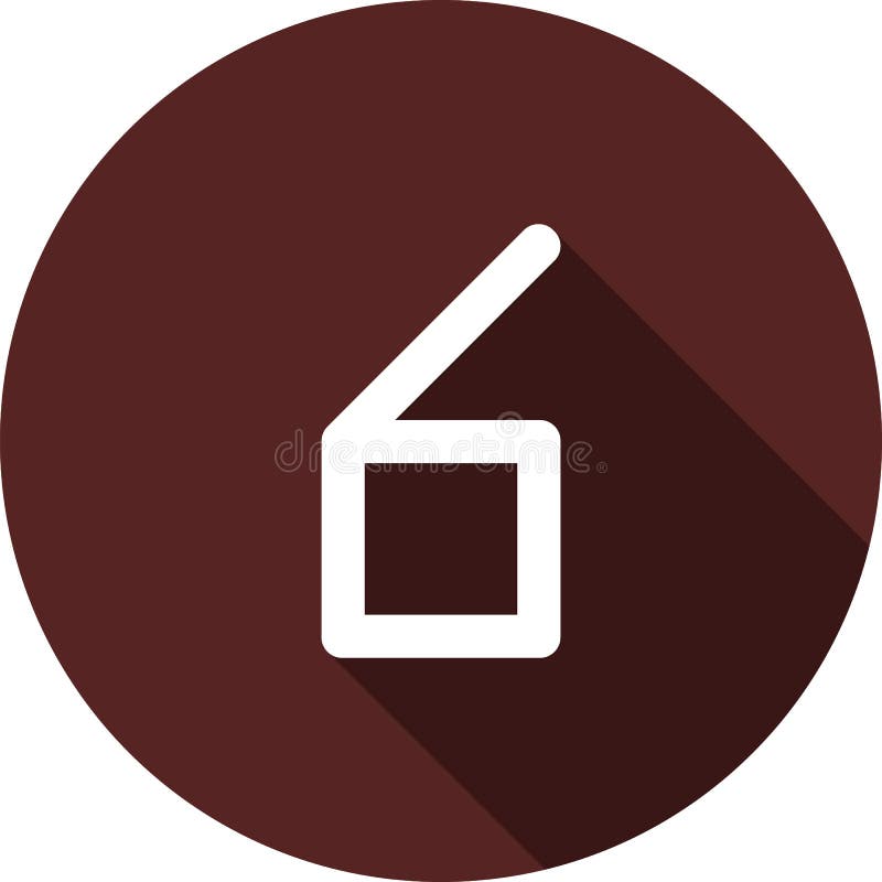 Number Six Icon. Picture Image: 2398584