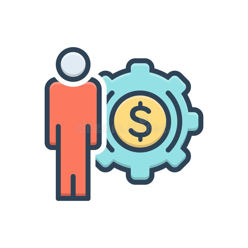 Color Illustration Icon for Obligation, Devior and Duty Stock ...