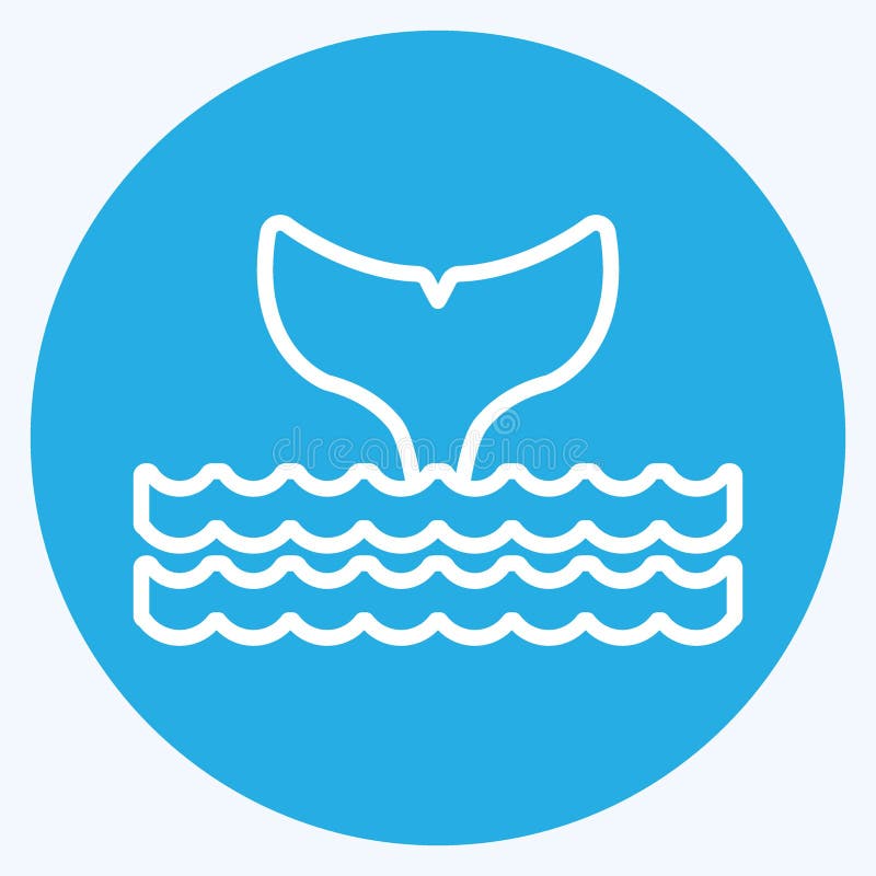 Icon Oceans. Suitable for Community Symbol. Blue Eyes Style. Simple ...