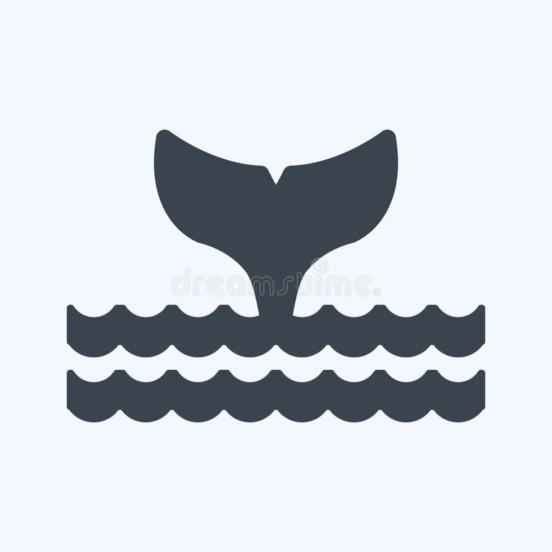 Icon Oceans. Suitable for Community Symbol. Glyph Style. Simple Design ...