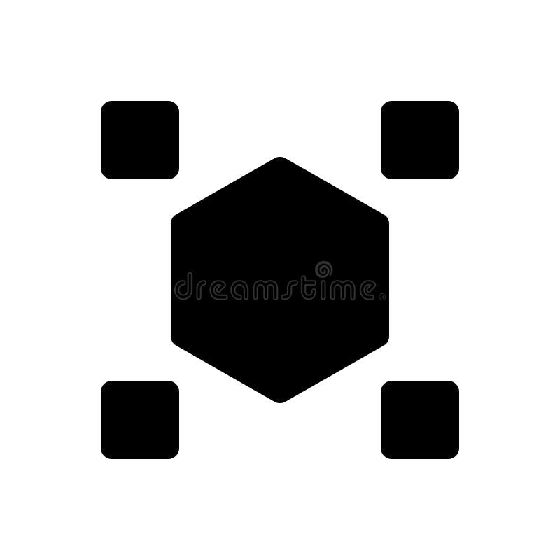 Black Solid Icon for Odds, Difference and Distinction Stock Vector ...
