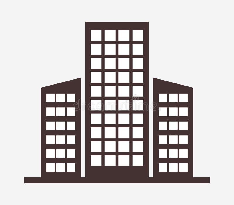 Icon Office Building Illustrated Stock Illustrations – 118 Icon Office ...