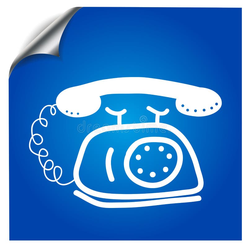Icon Old Phone Drawn Marker Stock Illustrations – 4 Icon Old Phone ...