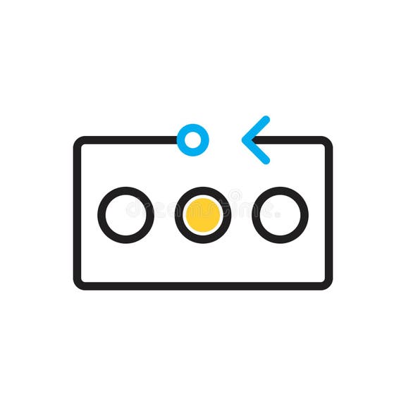 Multi Color Icon for Ongoing, in Progress and Under Stock Vector ...