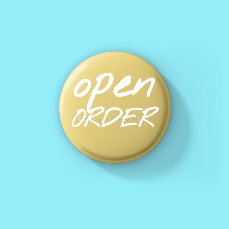 Icon open order now stock illustration. Illustration of logo - 192284103