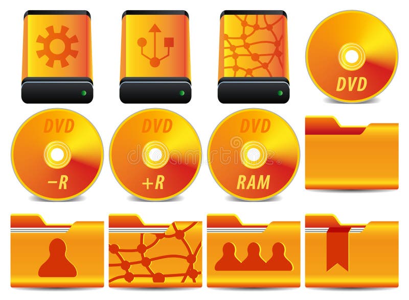 Icon for Operation System Set 2 of 4 Stock Vector - Illustration of ...