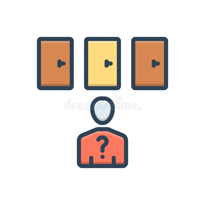 Color Illustration Icon for Option, Opportunity and Variety Stock ...