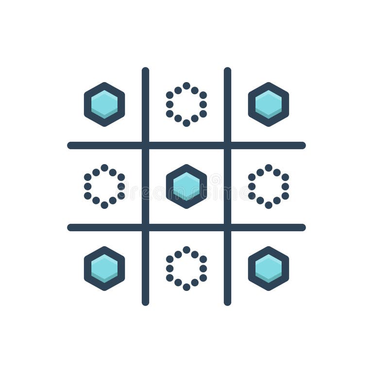 Color Illustration Icon for Ought, Game and Design Stock Illustration ...