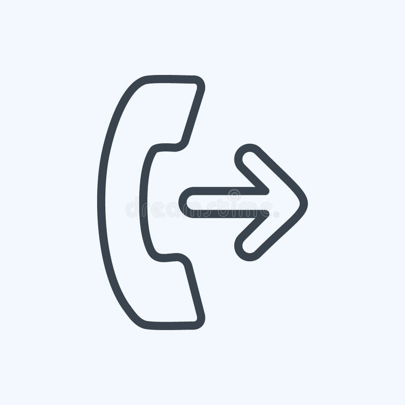 Icon Outgoing Connection. Suitable for Education Symbol. Flat Style ...