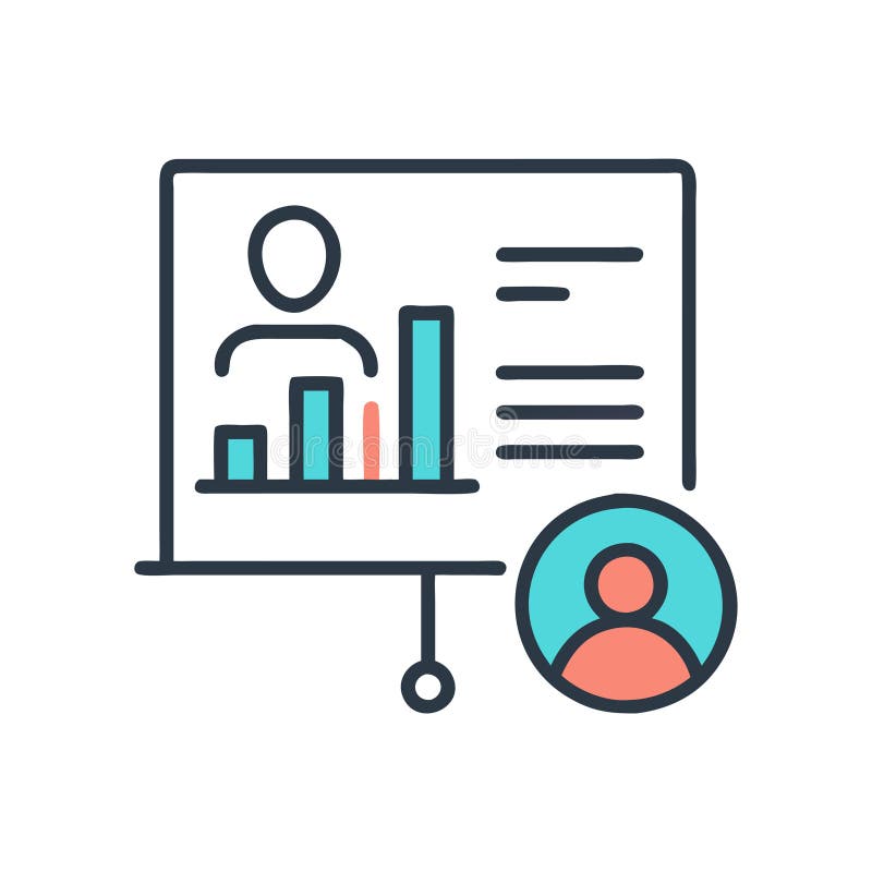 Icon for Overview of Employee Training Metrics Stock Vector ...