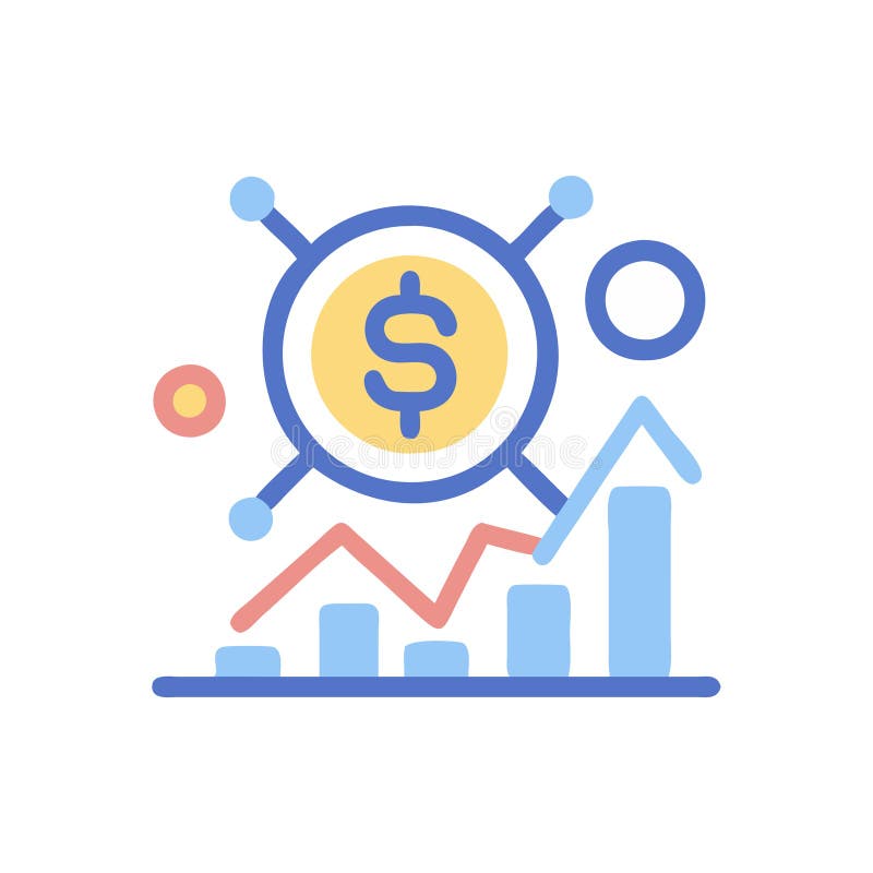 Icon for Overview of Financial Markets Stock Vector - Illustration of ...