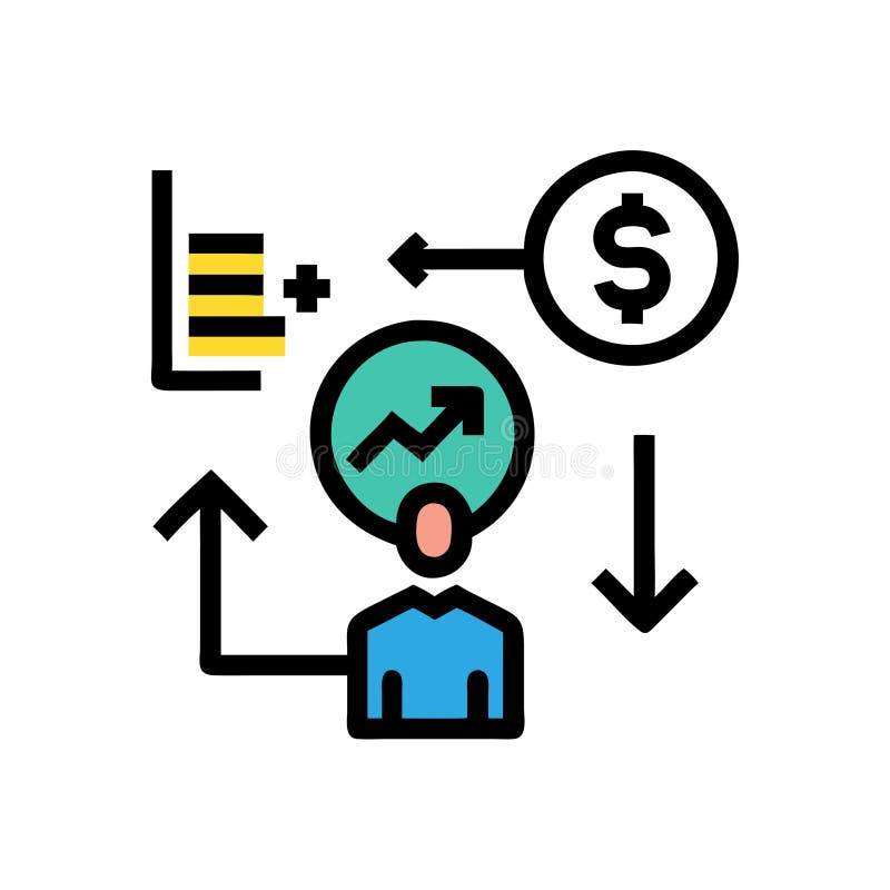 Icon for Overview of Financial Modeling Stock Vector - Illustration of ...