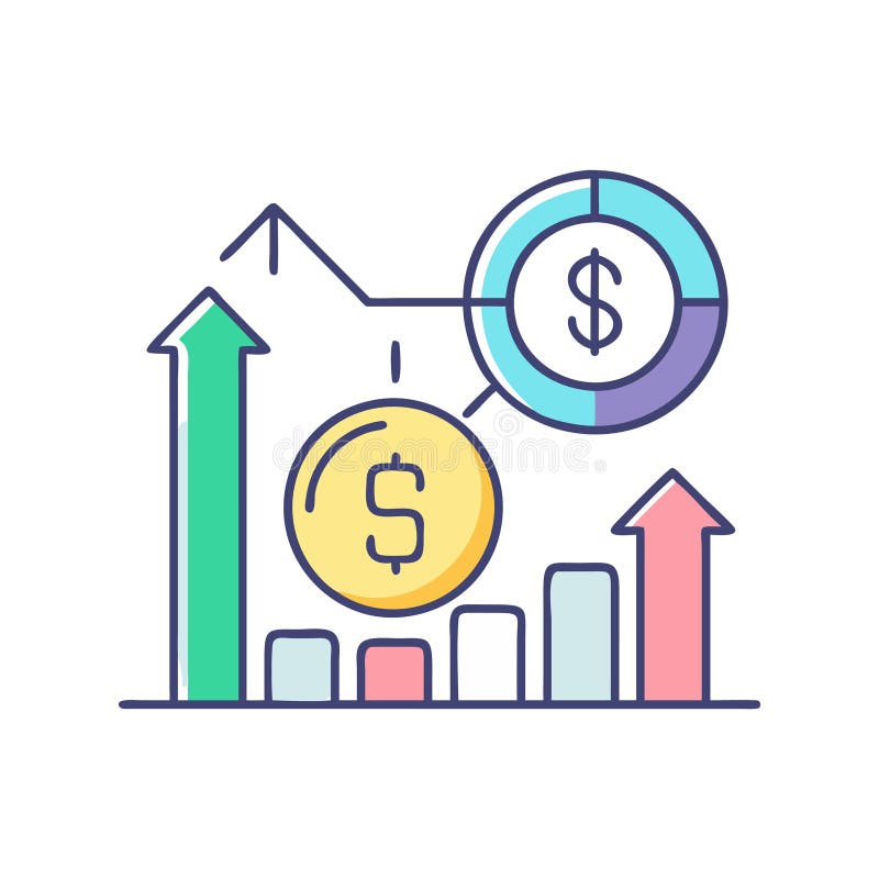 Icon for Overview of Financial Performance Stock Vector - Illustration ...