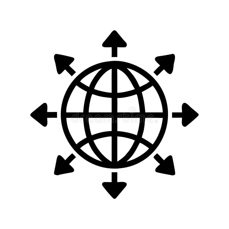 Icon for Overview of Global Expansion Plans Stock Vector - Illustration ...