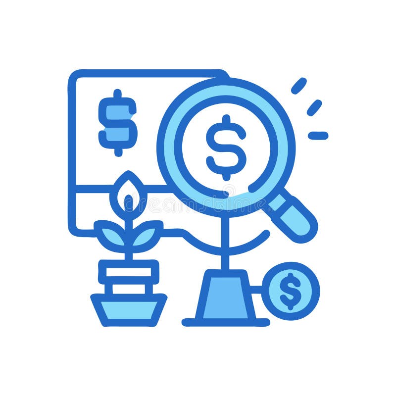 Icon for Overview of Investment Pitch Process Stock Vector ...