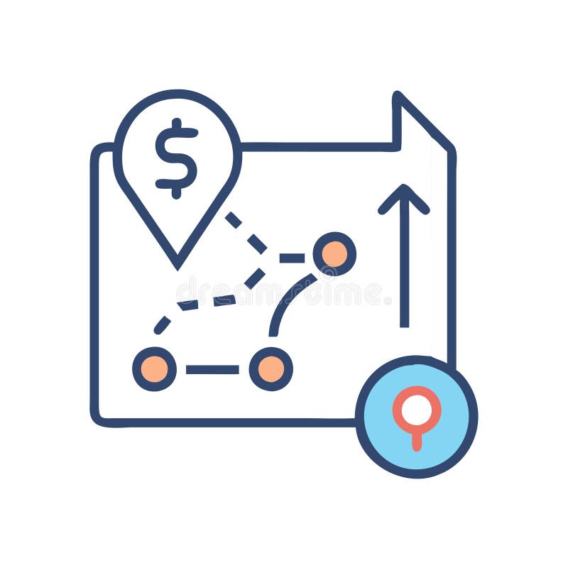 Icon for Overview of Market Entry Planning Stock Vector - Illustration ...