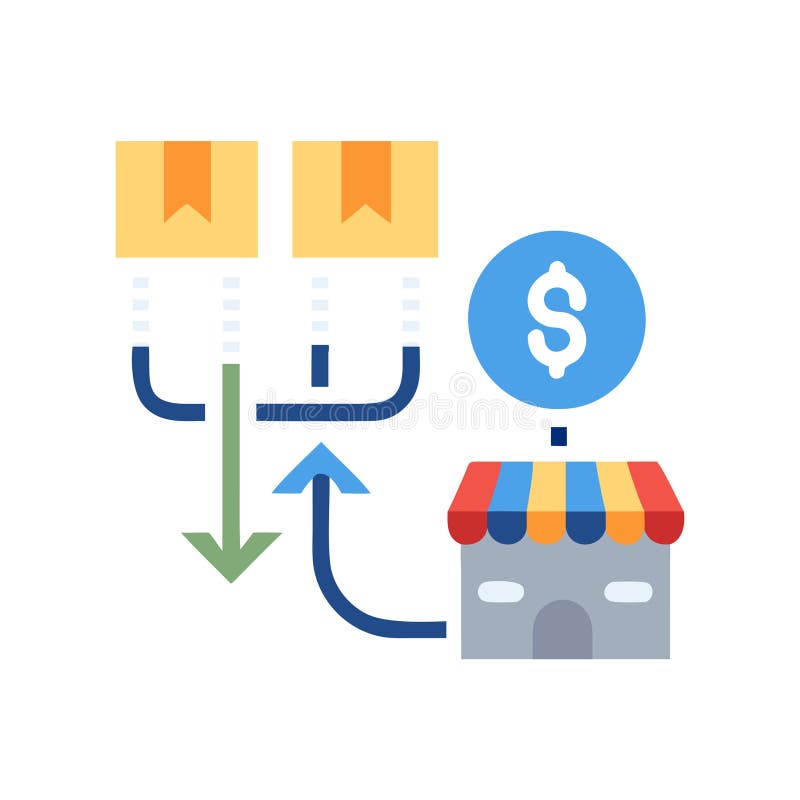 Icon for Overview of Market Entry Scenarios Stock Vector - Illustration ...