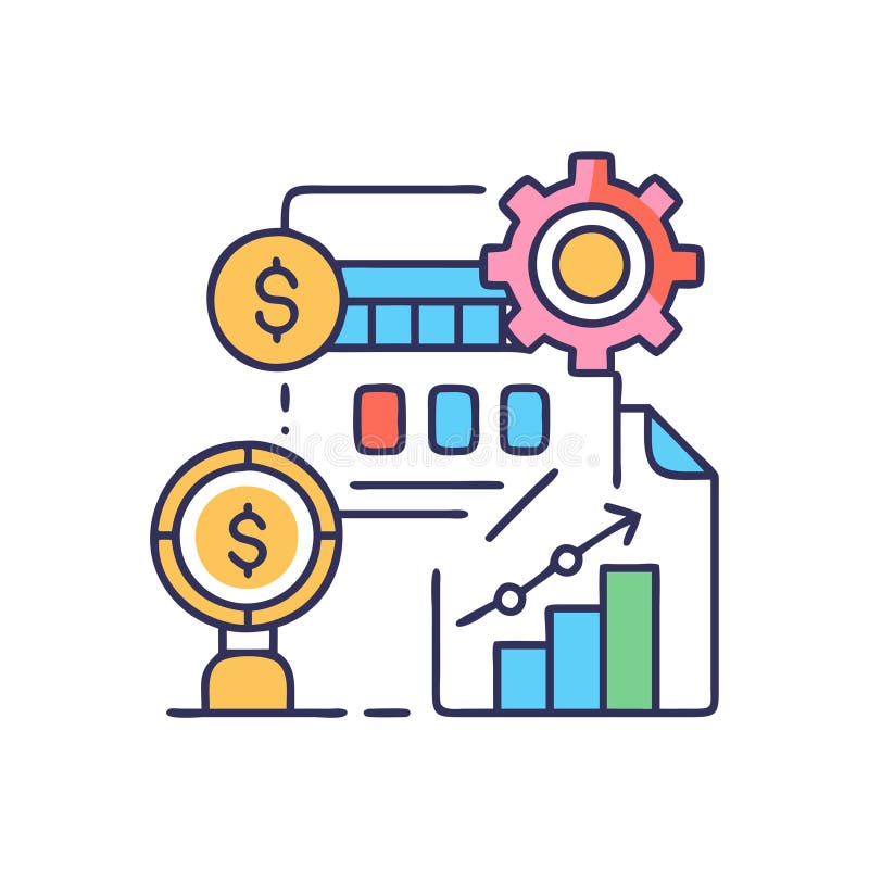 Icon for Overview of Market Feasibility Studies Stock Vector ...