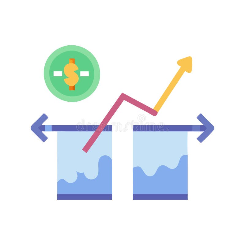 Icon for Overview of Market Gap Analysis Stock Vector - Illustration of ...