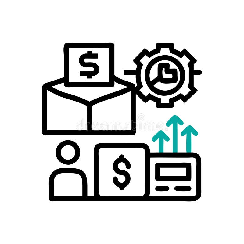 Icon for Overview of Product Sales Metrics Stock Vector - Illustration ...