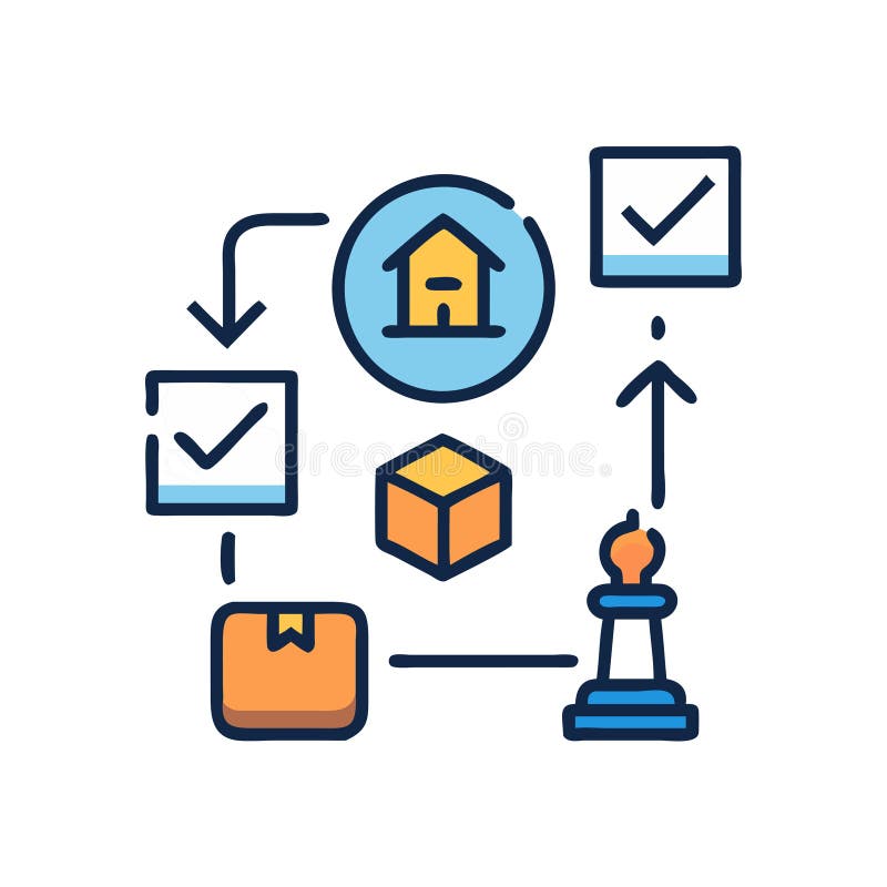 Icon for Overview of Product Strategy Evaluation Stock Vector ...