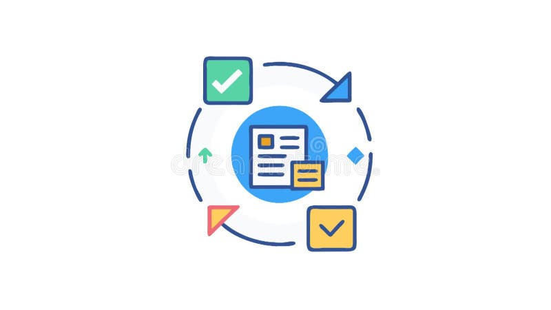 Icon for Overview of Project Lifecycle Stages Stock Footage - Video of ...