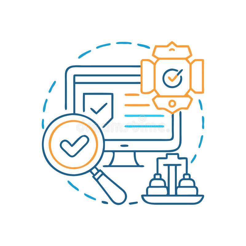 Icon for Overview of Regulatory Compliance Tools Stock Vector ...