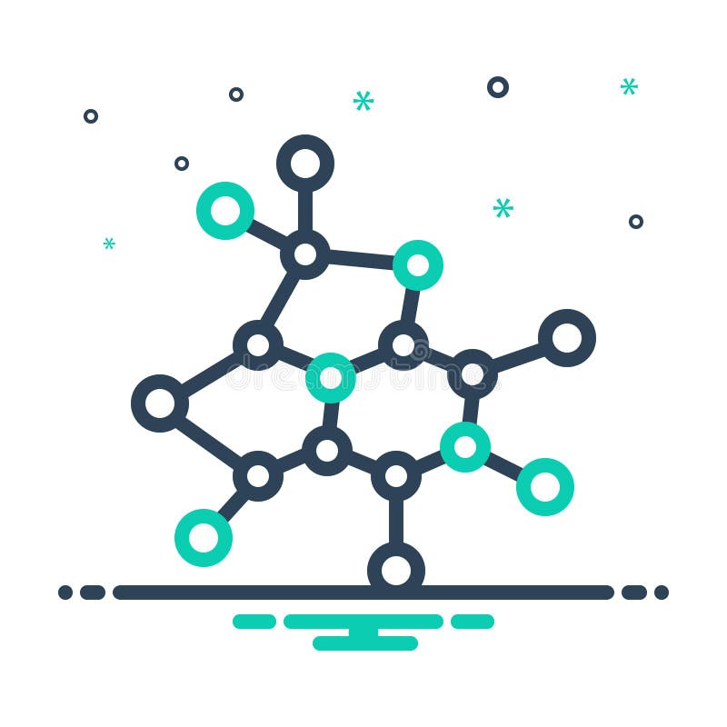 Mix Icon for Oxide, Chemical and Molecular Stock Vector - Illustration ...