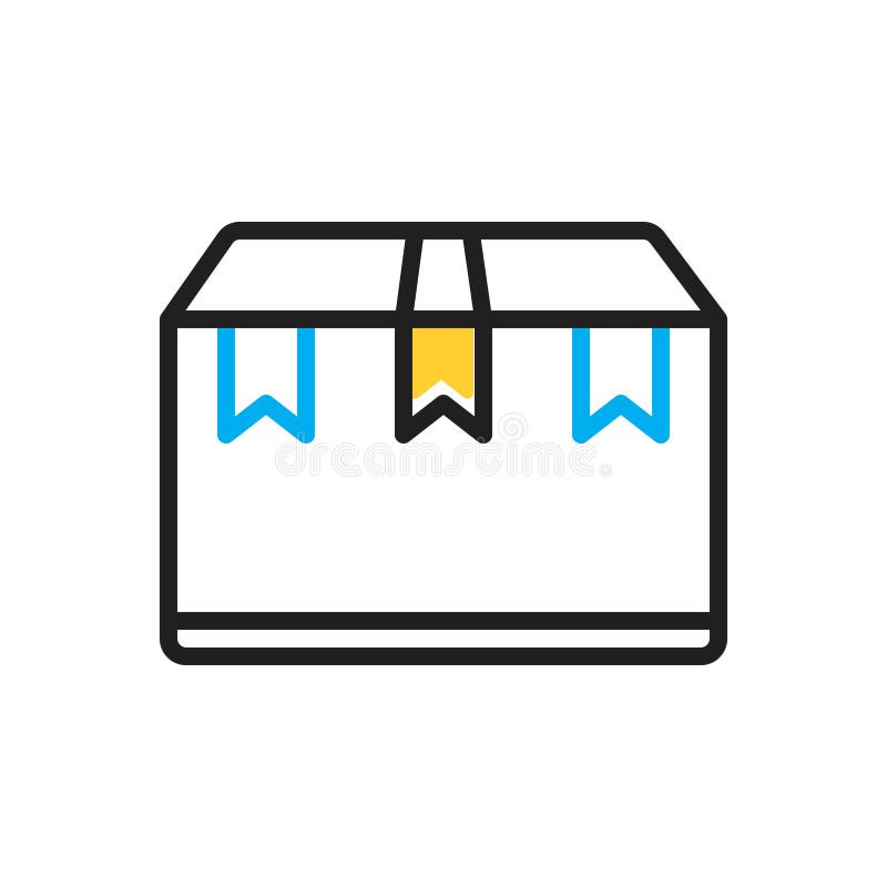 Multi Color Icon for Pack, Bundle and Equipment Stock Illustration ...