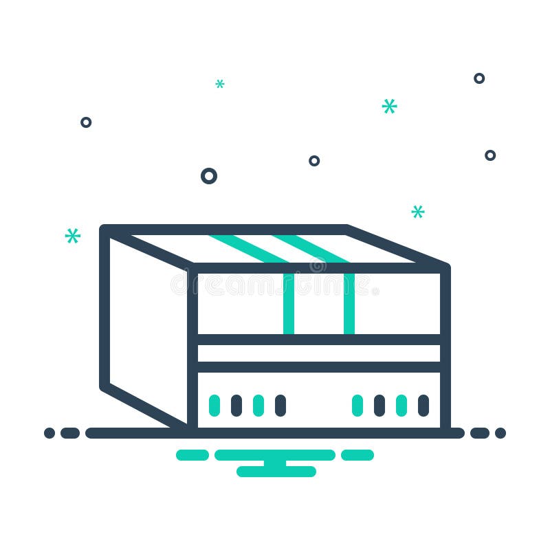 Packing and Shipping Symbols Stock Illustration - Illustration of ...