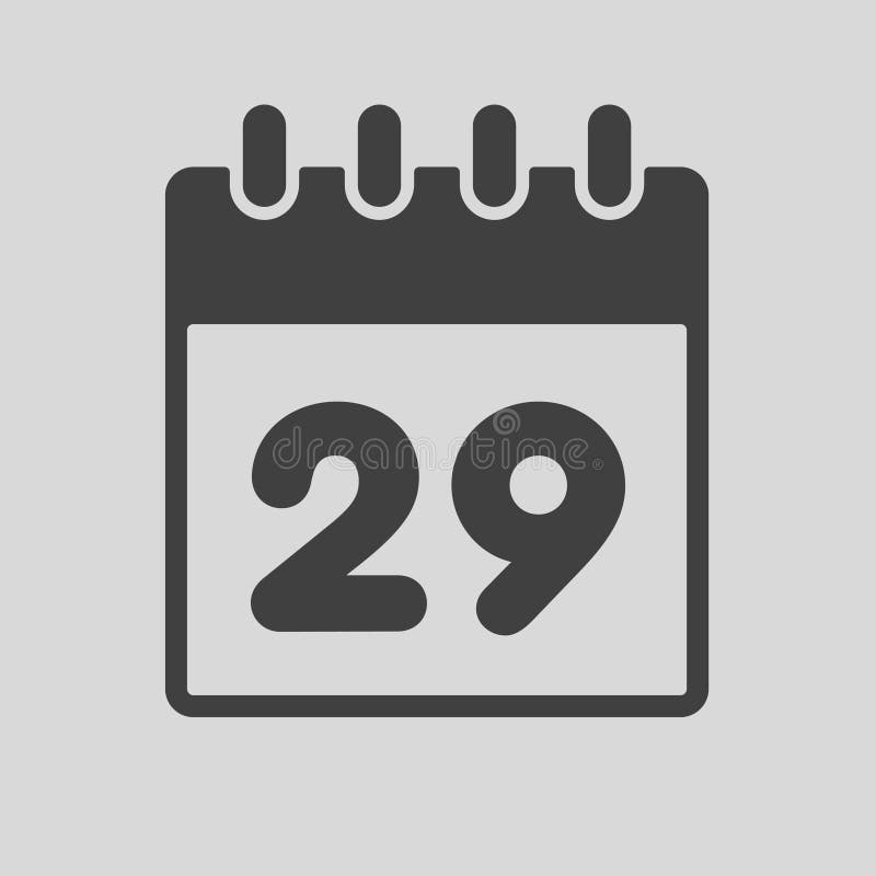 February 29 Calendar Icon Stock Illustrations – 212 February 29 ...