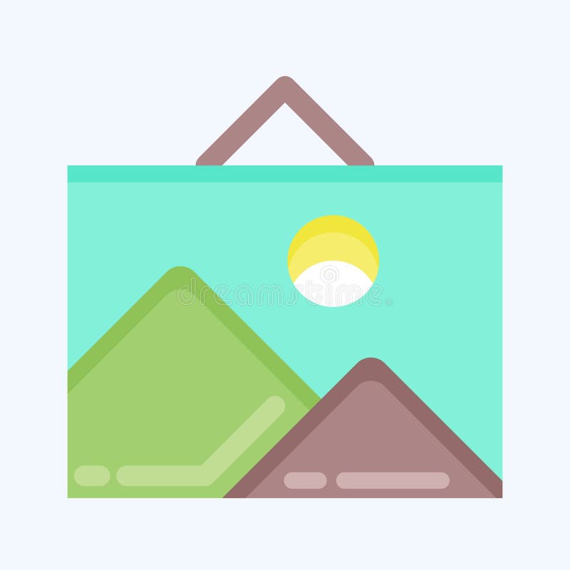 Icon Painting. Suitable for Paint Art Tools Symbol. Flat Style. Simple ...