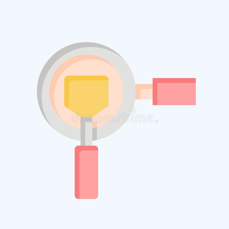 Icon Pan. Related To Cooking Symbol. Flat Style. Simple Design Editable ...