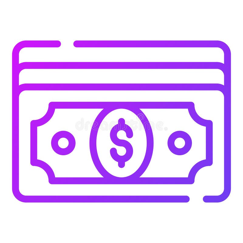 An Icon of Paper Currency in Modern Style, Well Designed Vector of ...